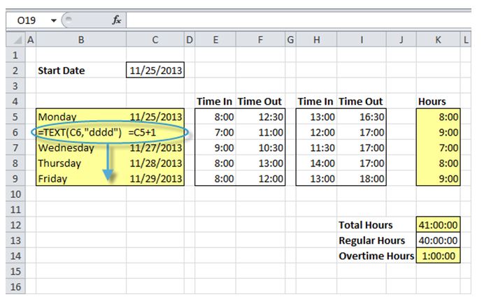 Learn How To Make Timesheets In Excel Using Simple Steps - Techyv.com